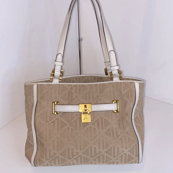 Lauren Ralph Lauren | Bags | Lauren Ralph Lauren Shoulder Bag Purse Tan ...
